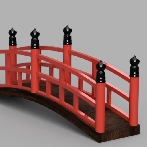 Download STL file Japanese Zen garden style bridge ・ Cults