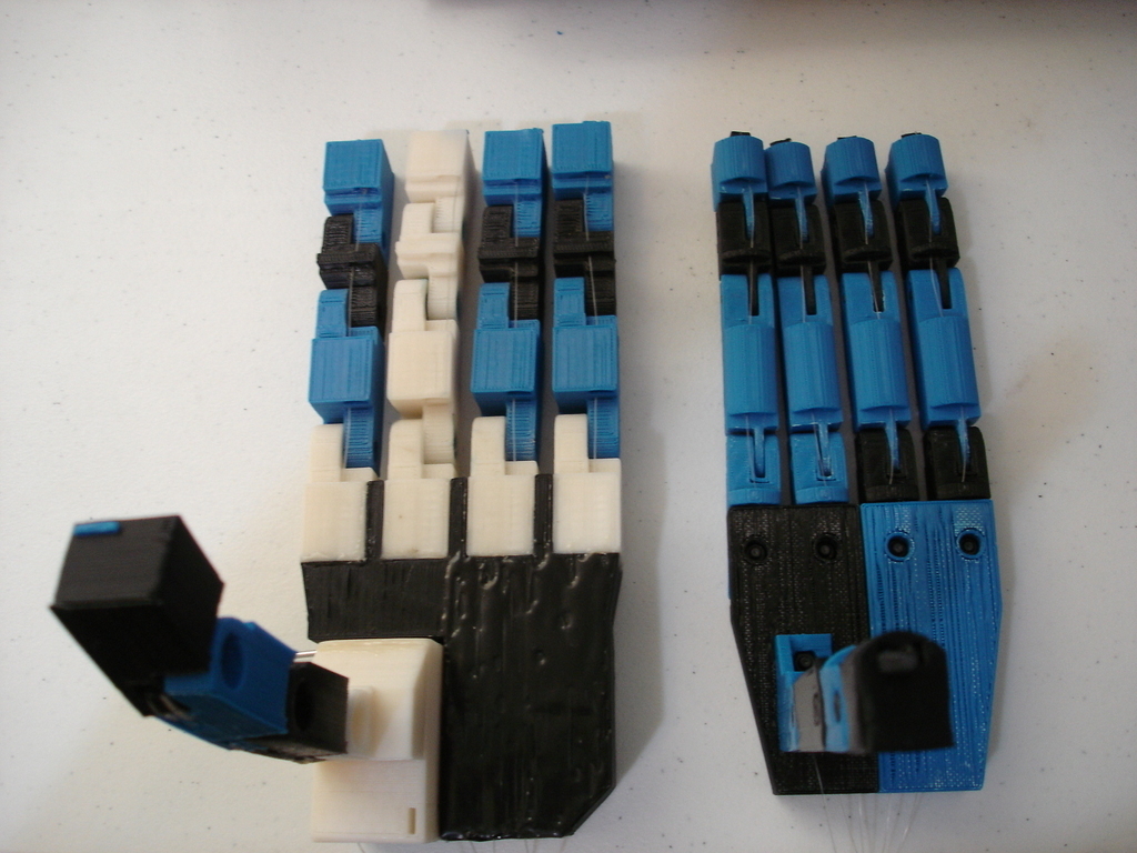 Free 3D file Robotic Hand v3.0 ・3D printer design to download・Cults