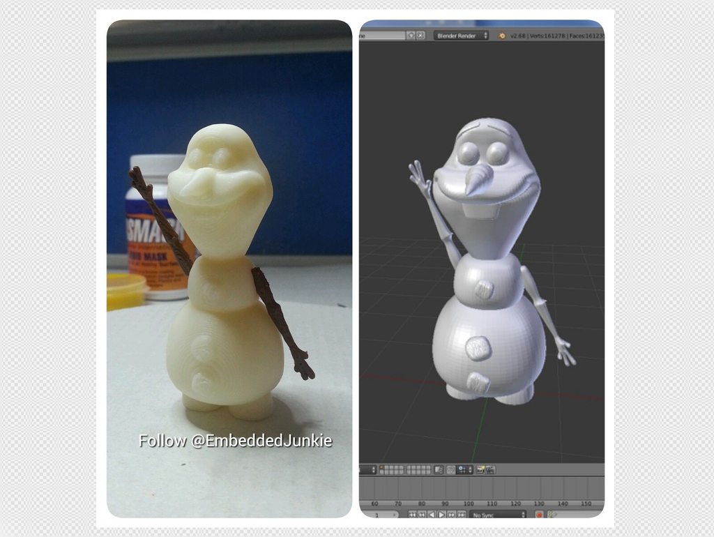 Free 3D file Olaf from Disney's Frozen ☃️・3D print model to download・Cults