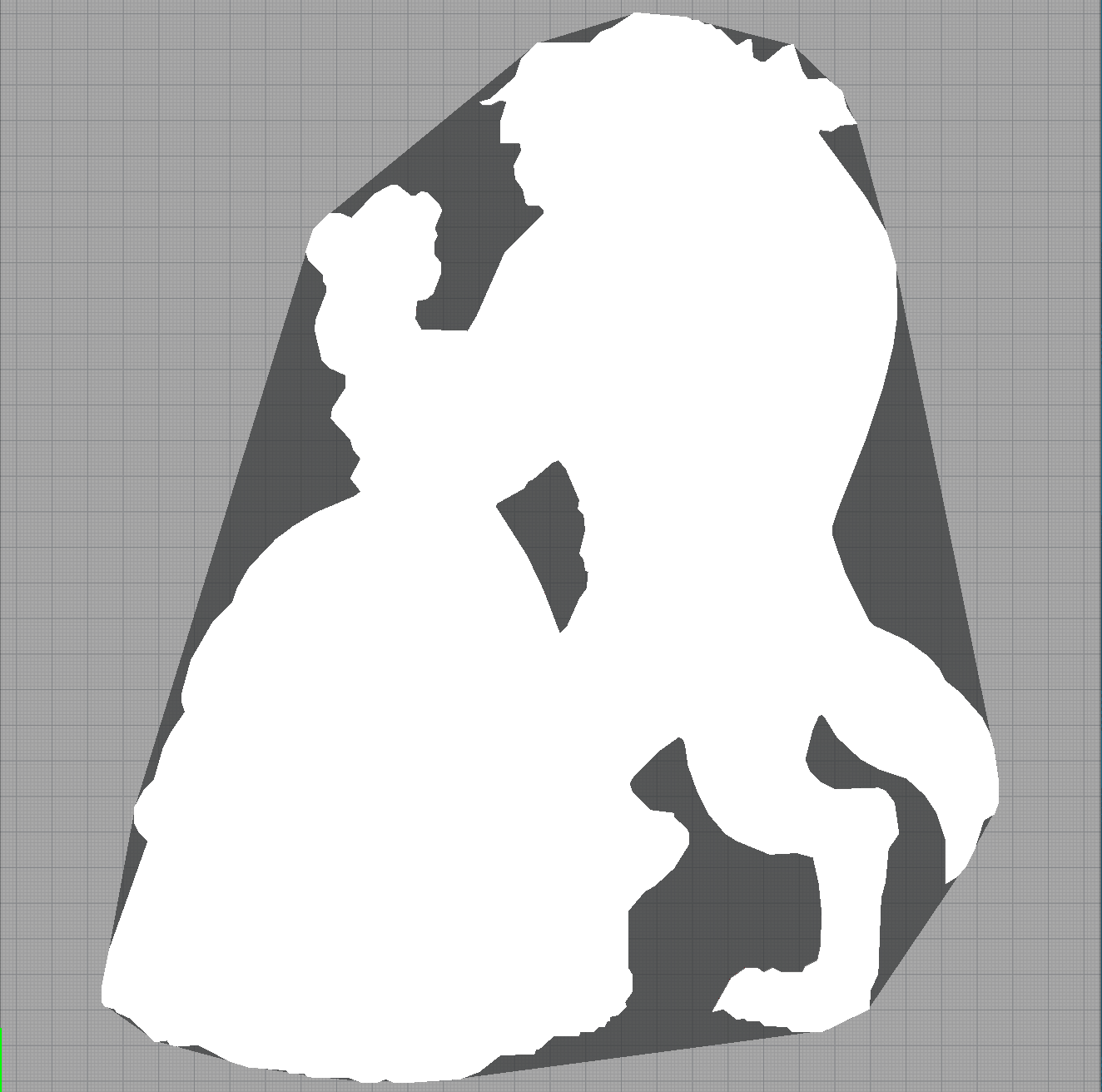 STL file Beauty and the beast - Beauty and the beast - 2D - DISNEY 🏠・3D ...