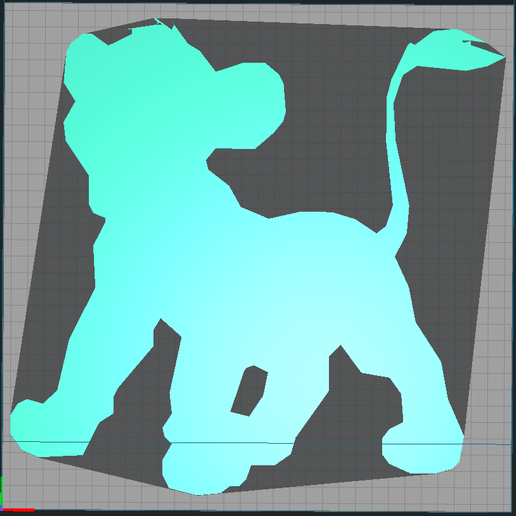 Download STL file Simba lot - disney - lion king - 2D ・ Cults