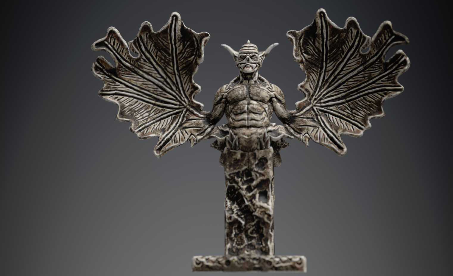 OBJ file Floral Satan・3D printer model to download・Cults