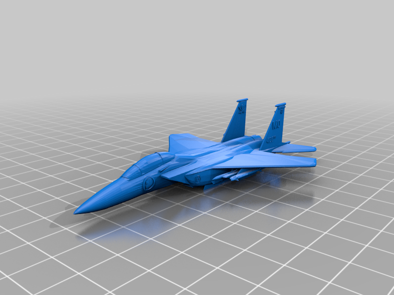 Archivo 3D gratis F-15SG Strike Eagle (428FS) Carga aire-aire Escala 1/200 🦅・Diseño por ...