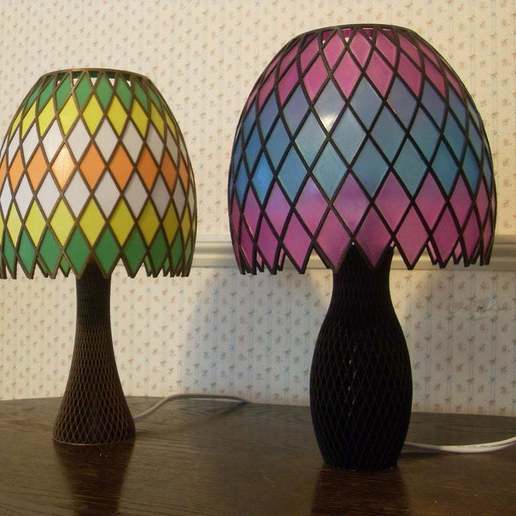 Download free STL file Mosaic Lamp • 3D print template ・ Cults