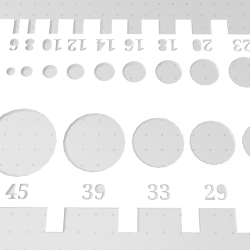 Descargar archivo STL Regla espirales N6 hasta N45 • Objeto para imprimir en 3D ・ Cults