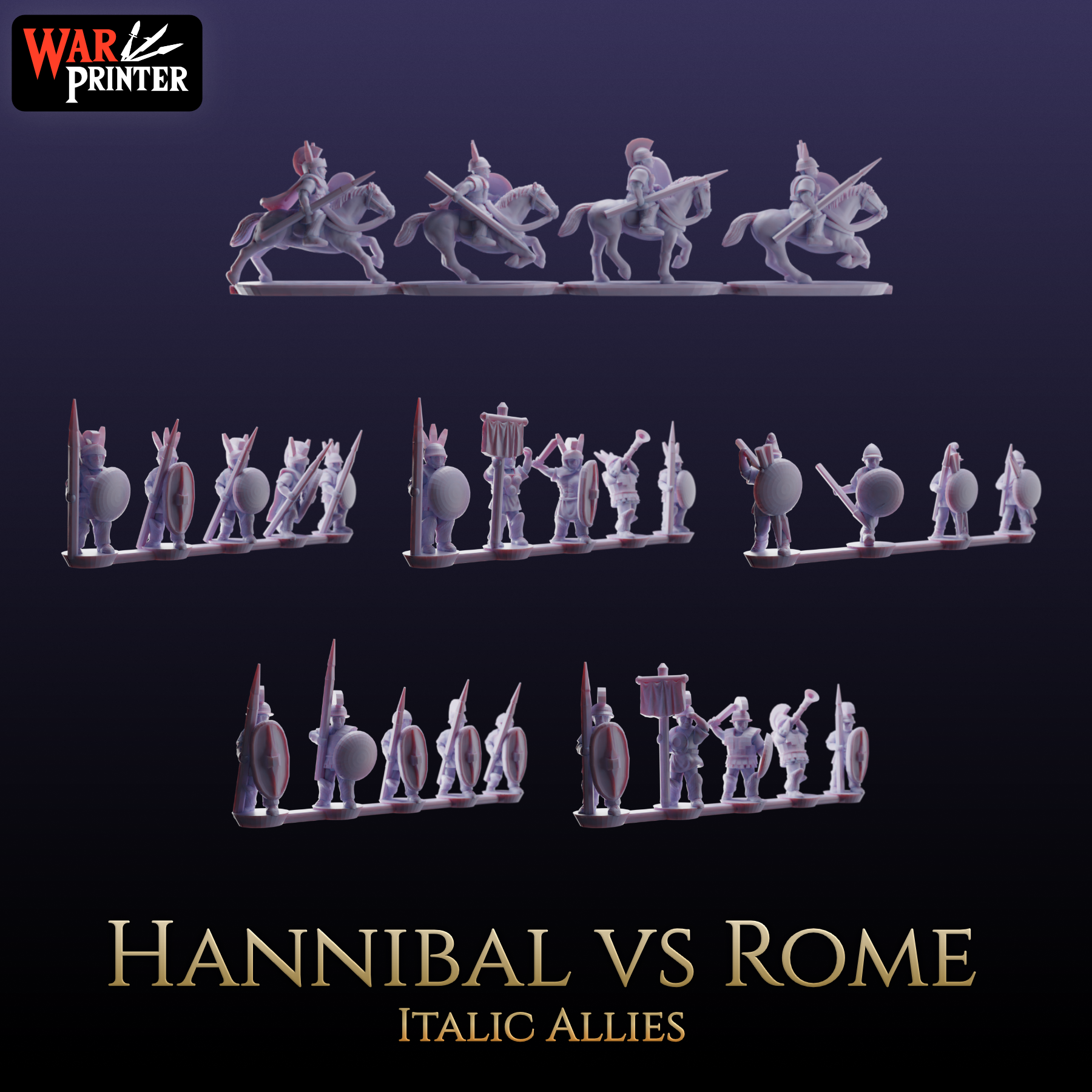 3D file Hannibal vs Rome Complete Range・3D printable design to download ...