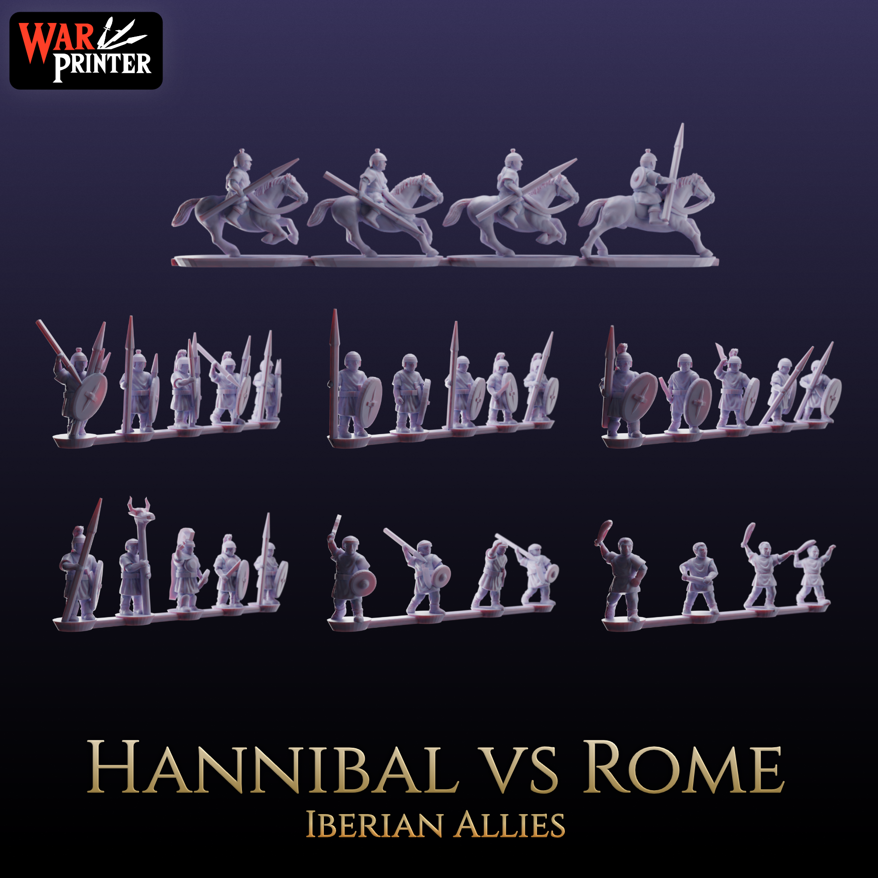 3D file Hannibal vs Rome Complete Range 🎲・3D printable design to ...