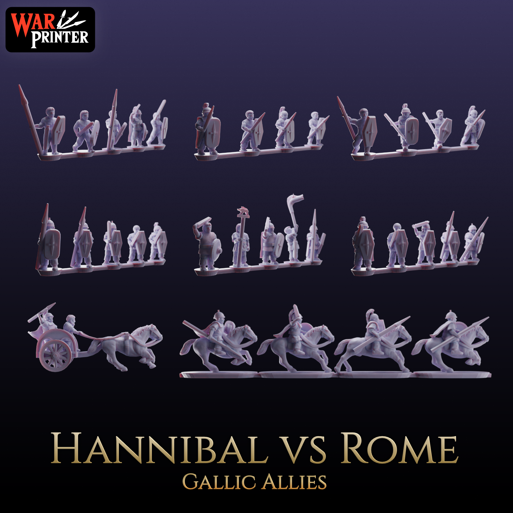 3D file Hannibal vs Rome Complete Range 🎲・3D printable design to ...