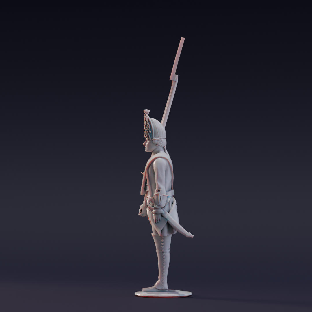 Free STL file Free British Grenadier – Seven Years War – French Indian ...