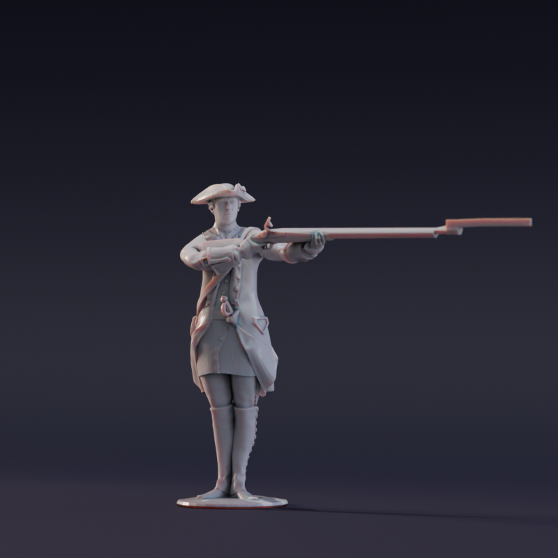 STL file British Lineinfantry Box – Seven Years War – French Indian ...