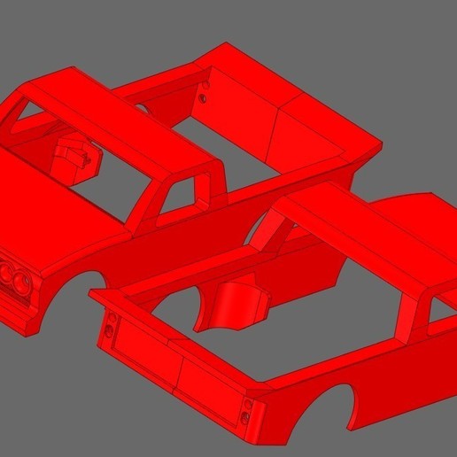Download free STL file Mini Z Race Pick Up • 3D printing model ・ Cults