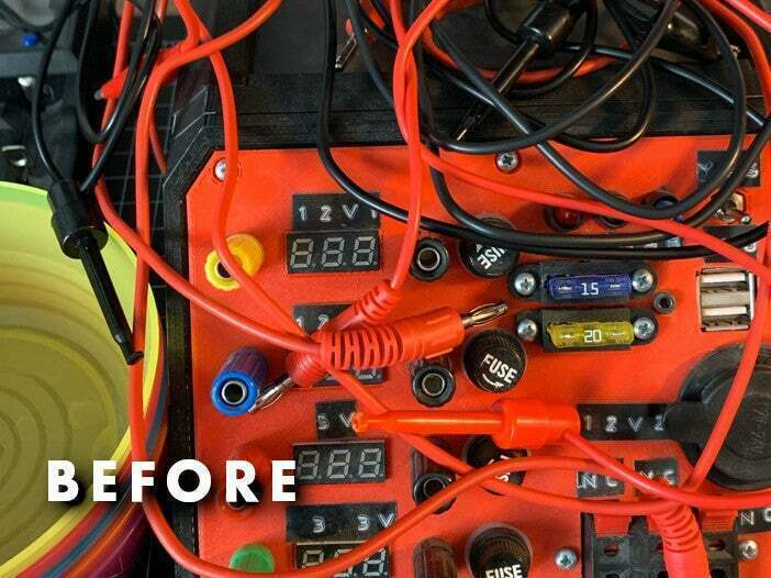 Free STL file Power Supply or Multimeter Test Lead Organizer・3D ...