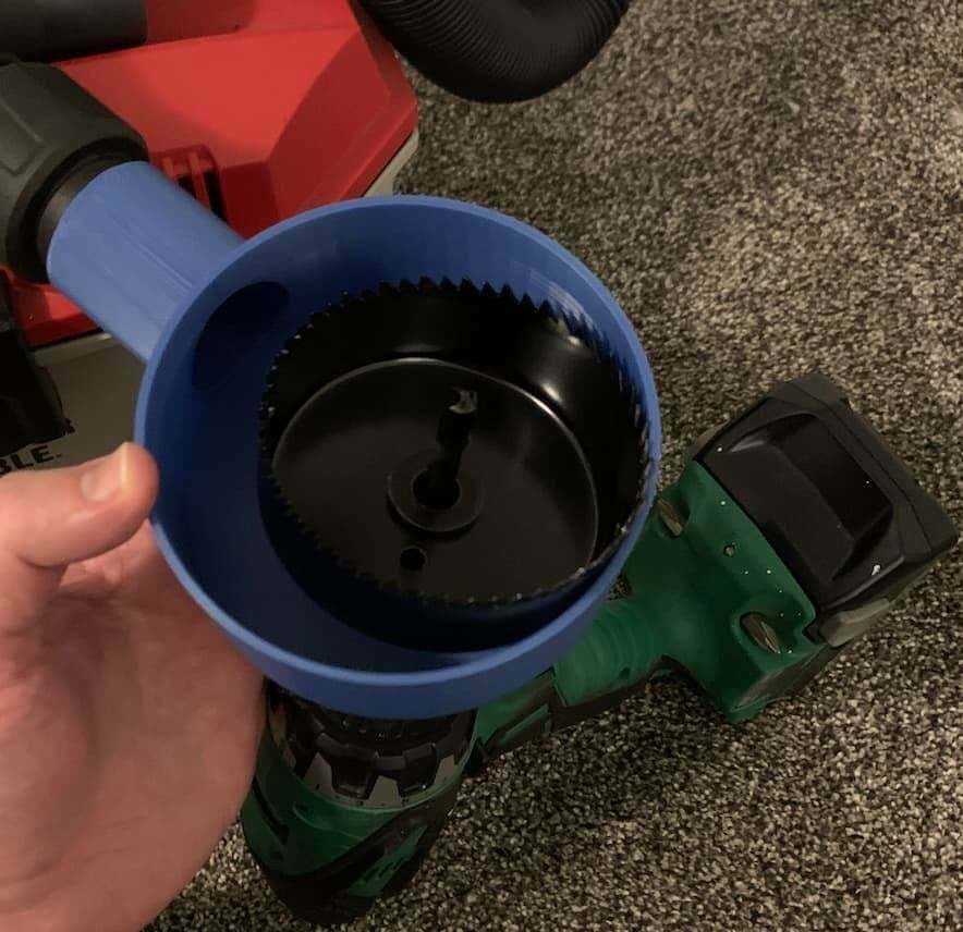 Free STL file Parametric Hole Saw Dust Collector・3D print design to ...