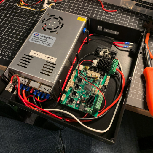 Download free STL files CR-10S Under Bed Control Box ・ Cults