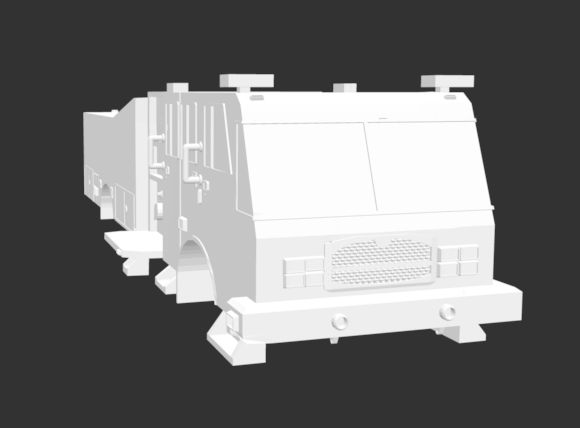 Download STL file fire truck • 3D printing design ・ Cults