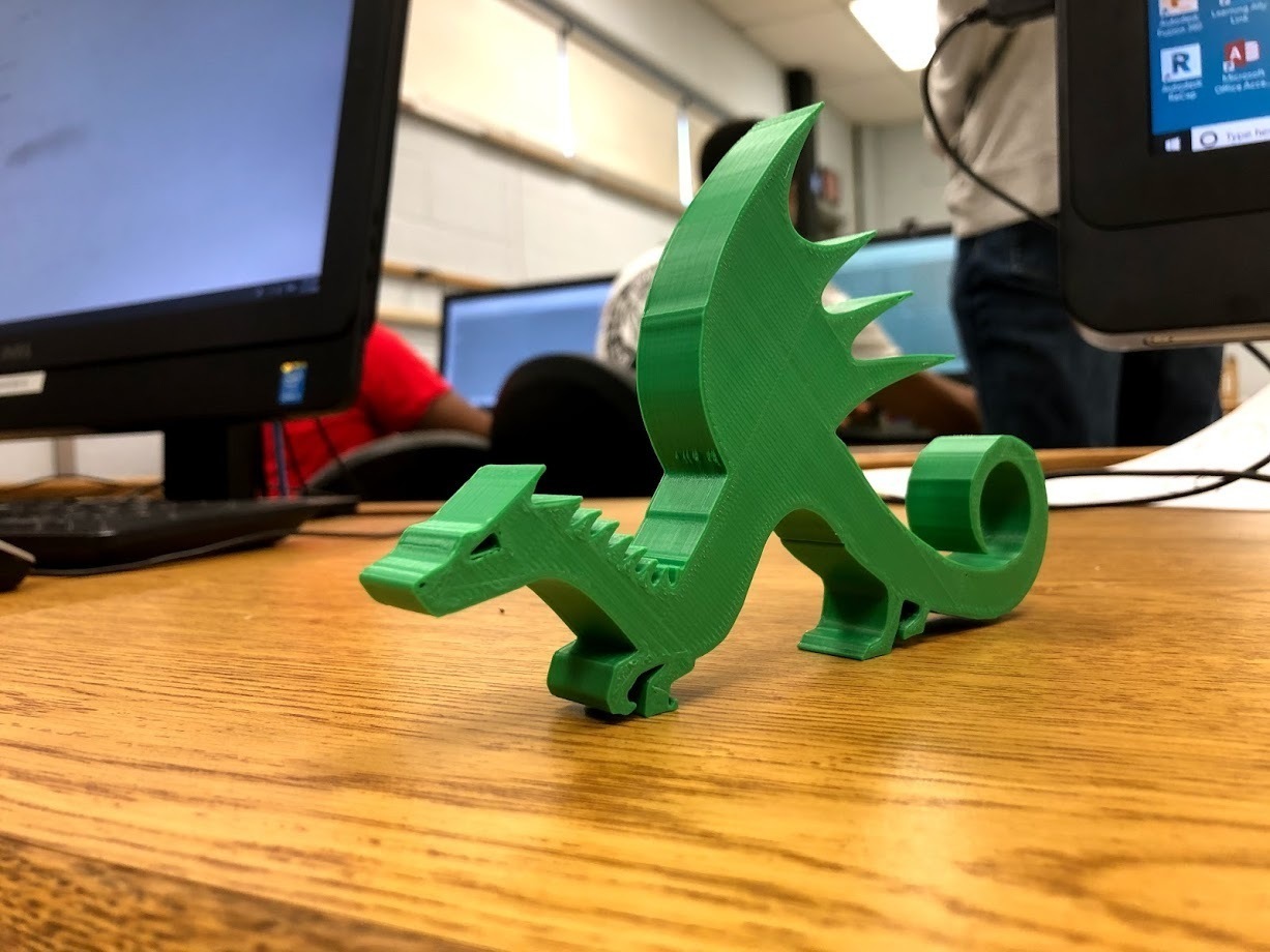 Free STL file Dragon Stand/Weighted Paper Holder/Keychain 🐉・3D printing ...