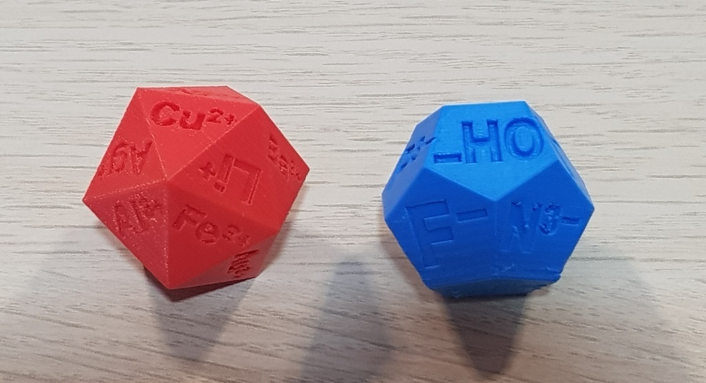 Free 3D file Dice simple anions dodecahedron inorganic formulation 🎲・3D ...