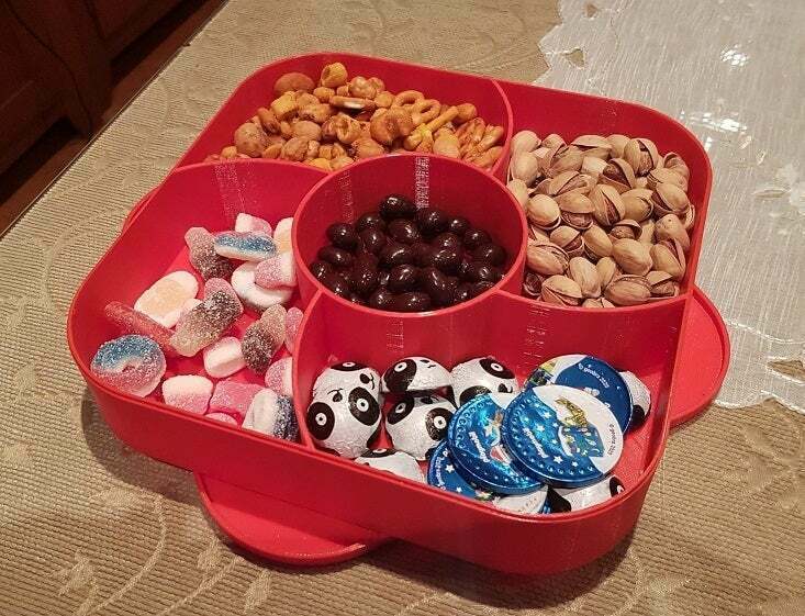 Free STL file Snack Bowl - Snack Tray・3D printable model to download・Cults