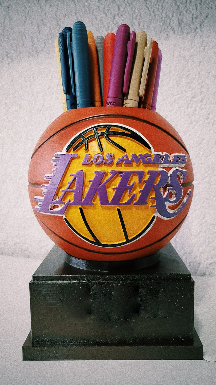 OBJ file LA LAKERS BASKETBALL・3D print model to download・Cults