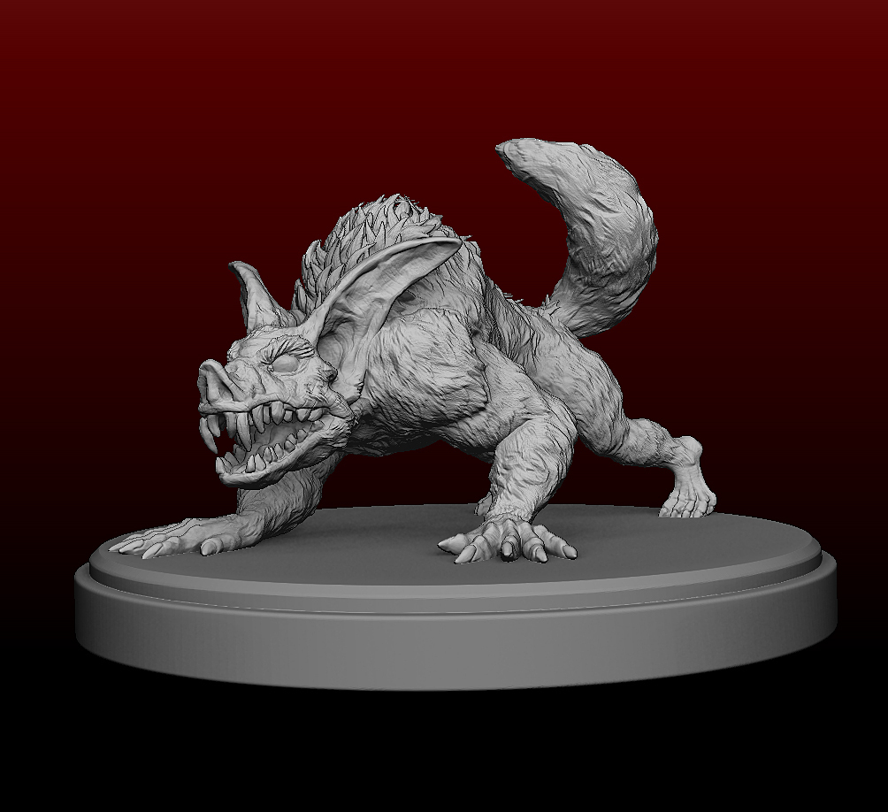 OBJ file Barghest・3D print design to download・Cults