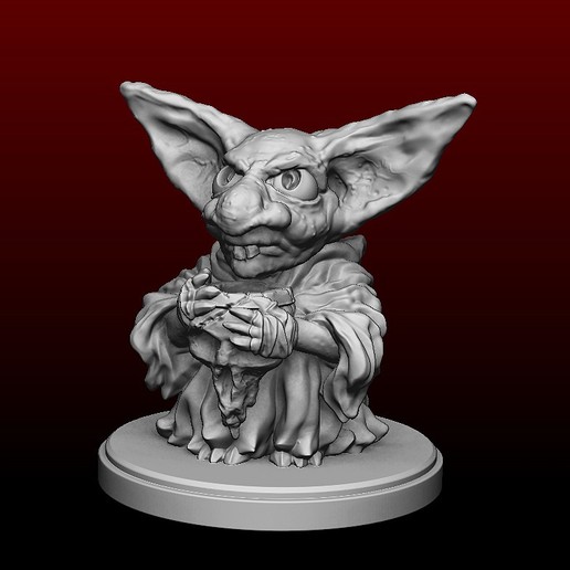Download free OBJ file Baby Goblin • 3D printing object ・ Cults