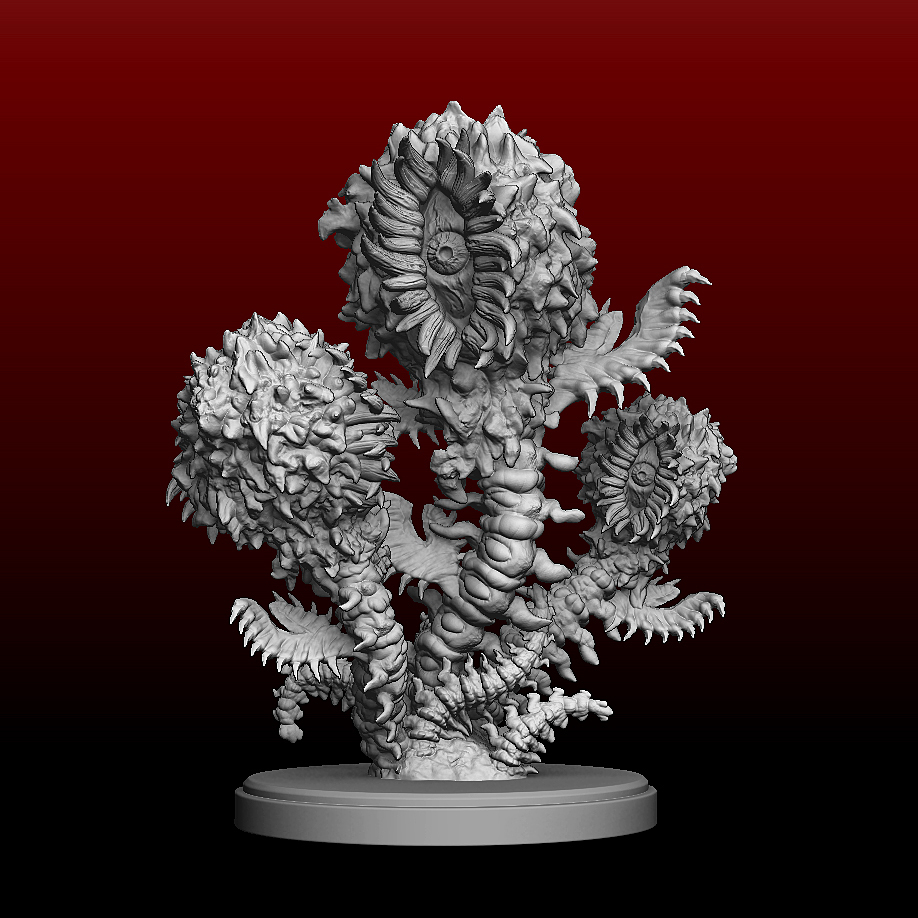 OBJ file Azisus hungry flower 💐・3D print object to download・Cults