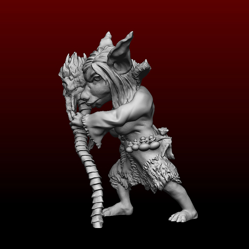 Download OBJ file Goblin shaman ver. 2 • 3D print model ・ Cults