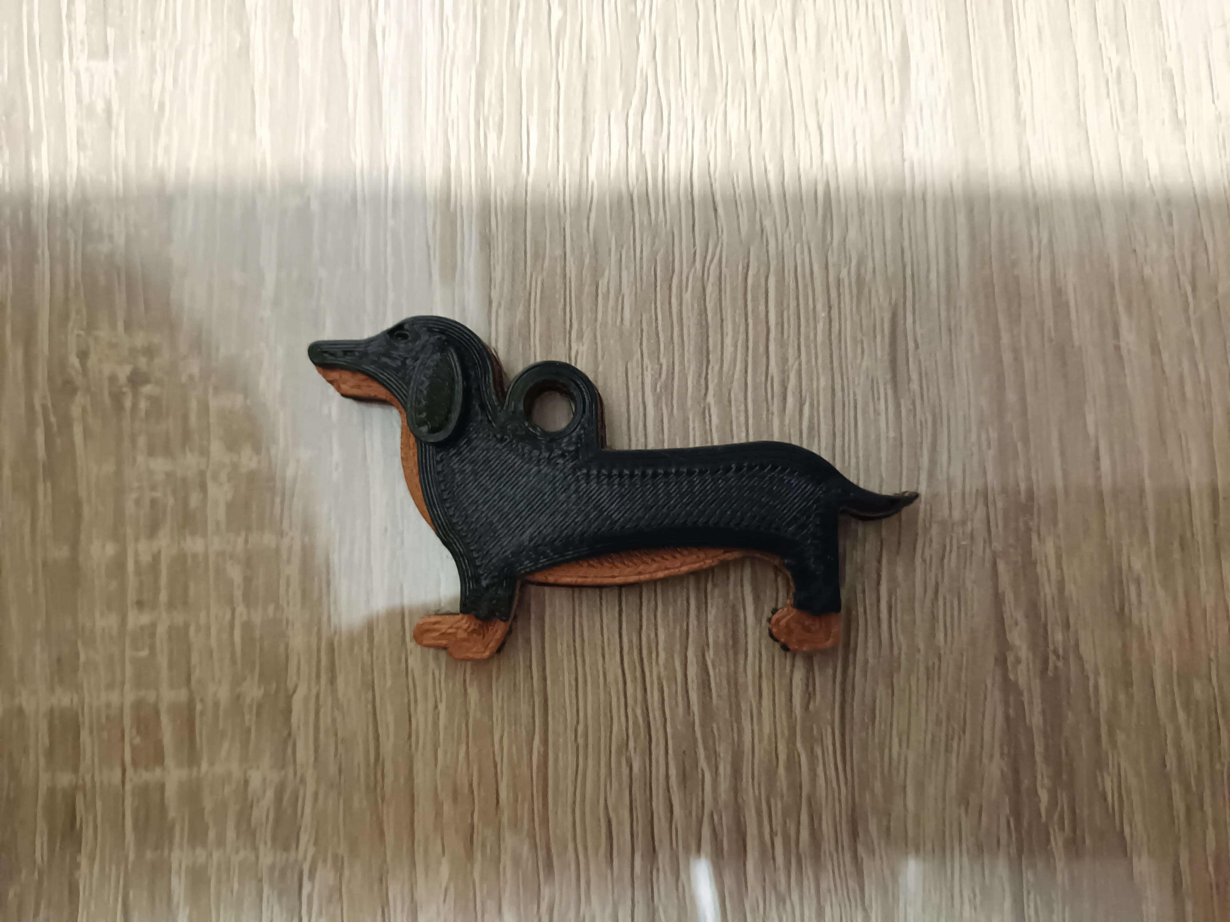 Free STL file Key ring Teckel 🔑・3D printing model to download・Cults