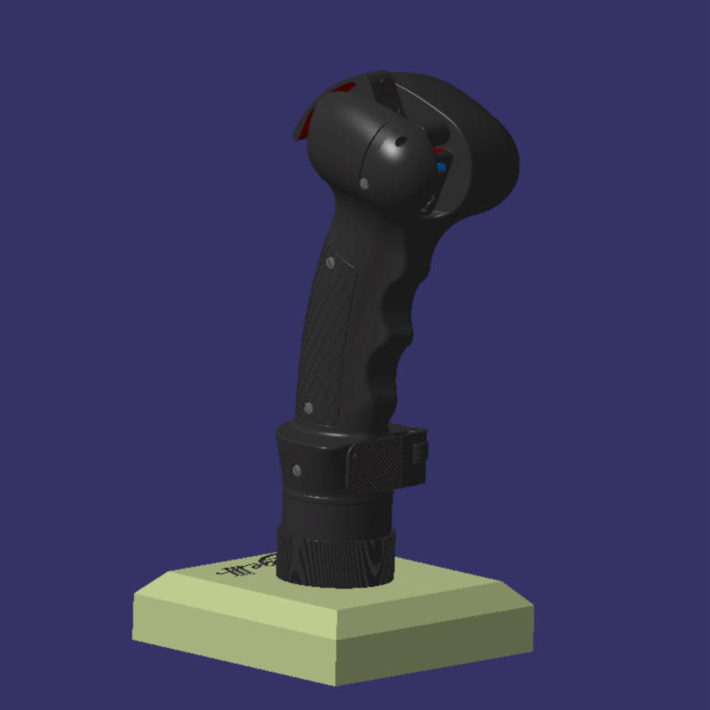STL file Stick Grip Mirage III (Manche avion)・3D printing design to ...