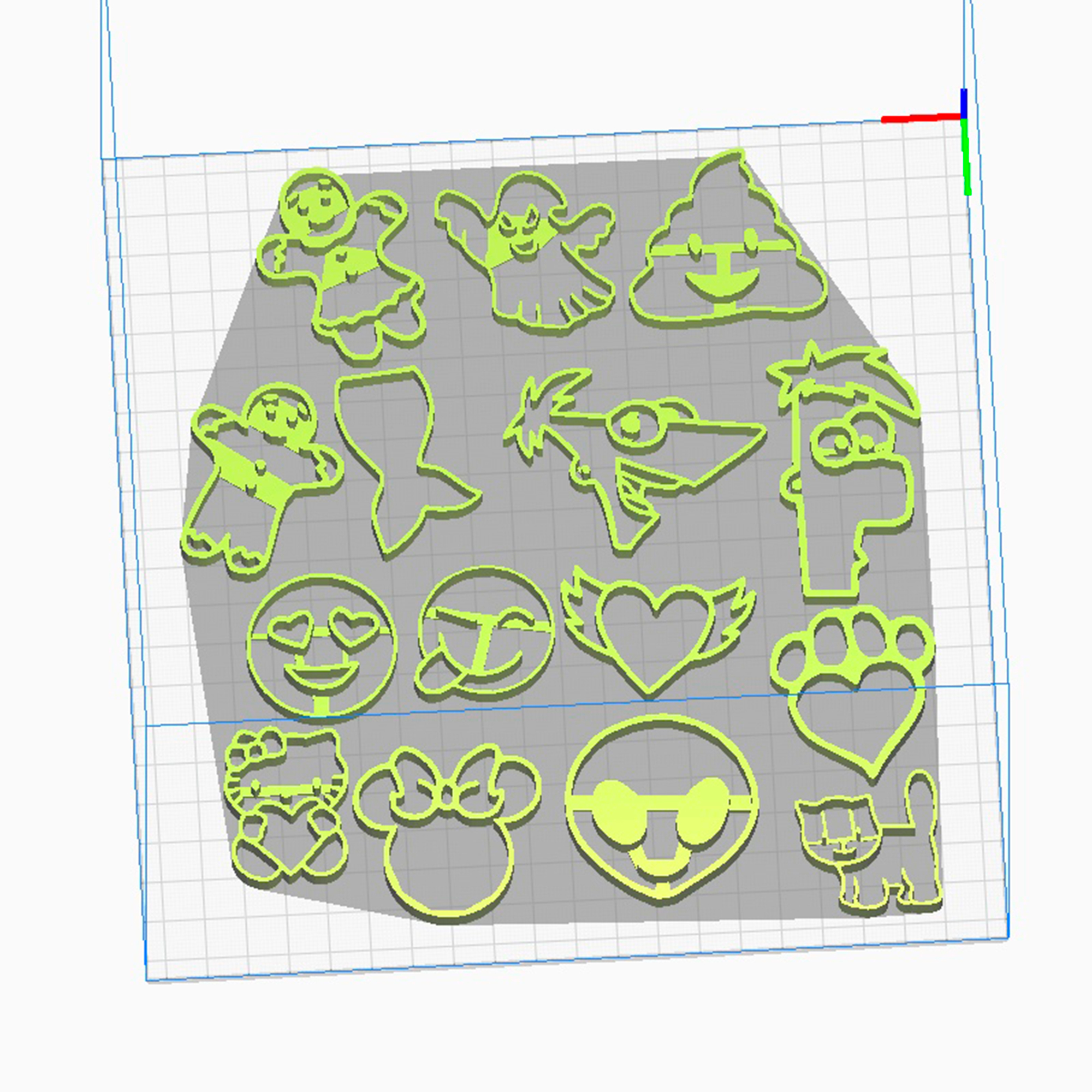 STL file 15 designs STL Cookie Cutter File , Instant Download File・3D ...