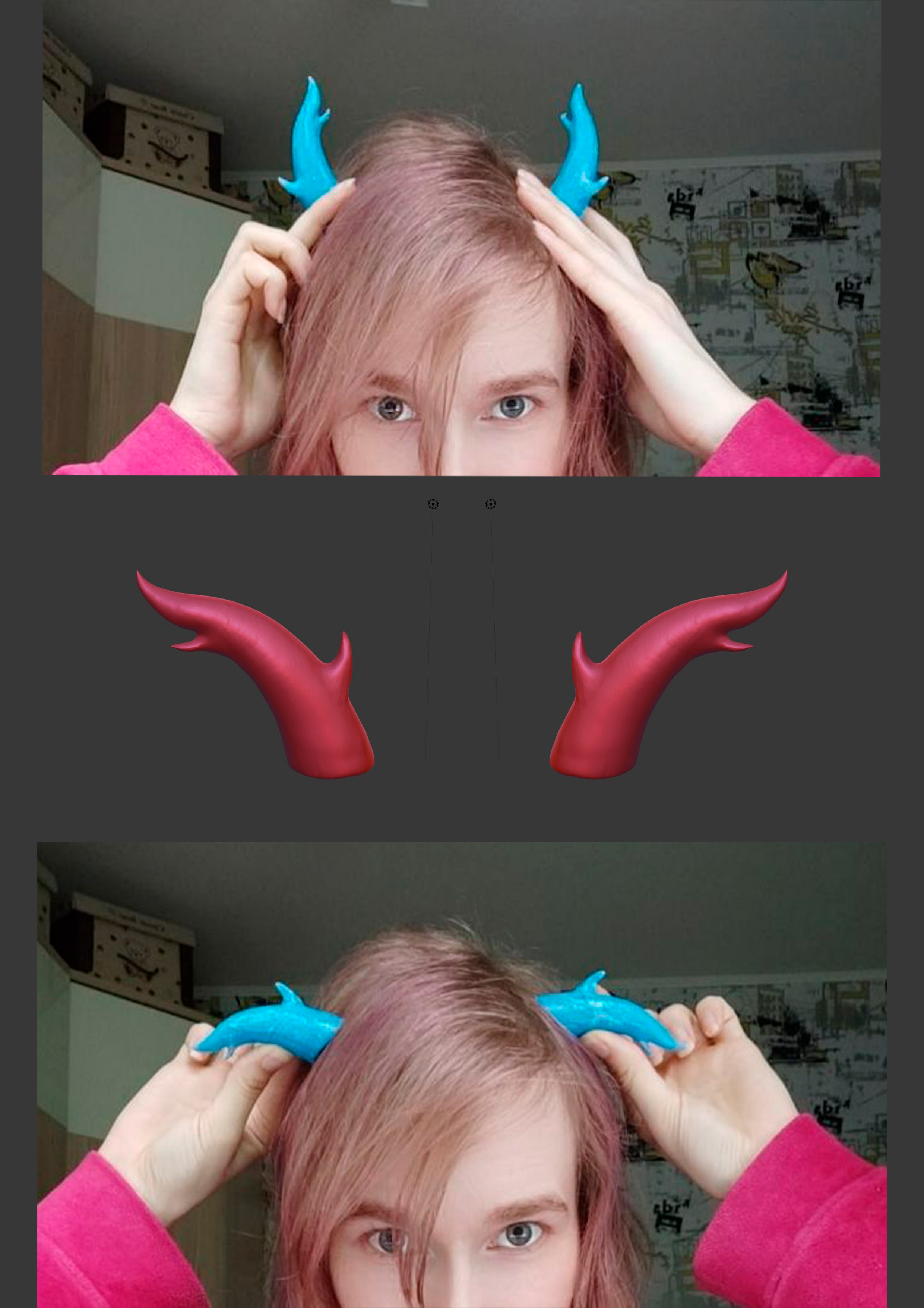 STL file horns 3D print model・Model to download and 3D print・Cults