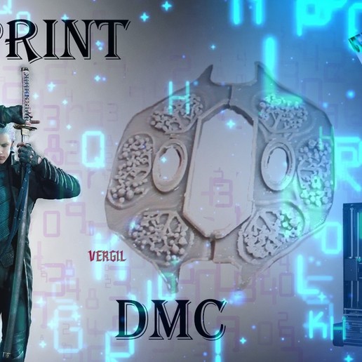 Download STL file DMC - DEVIL MAY CRY parts of the katana • 3D printer ...