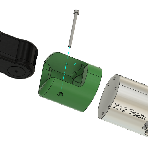 Download STL file parkside X12 Team 12V flashlight USB flashlight ...