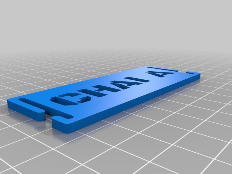 Free STL file My Customized Moalexcharalle Name Tag -・3D printer design ...