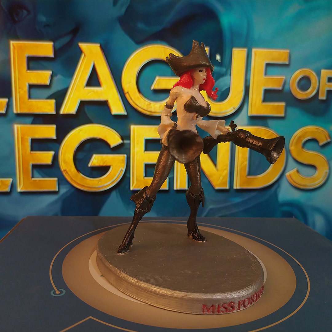 STL file LEAGUE OF LEGENDS - MISS FORTUNE・Template to download and 3D print・Cults