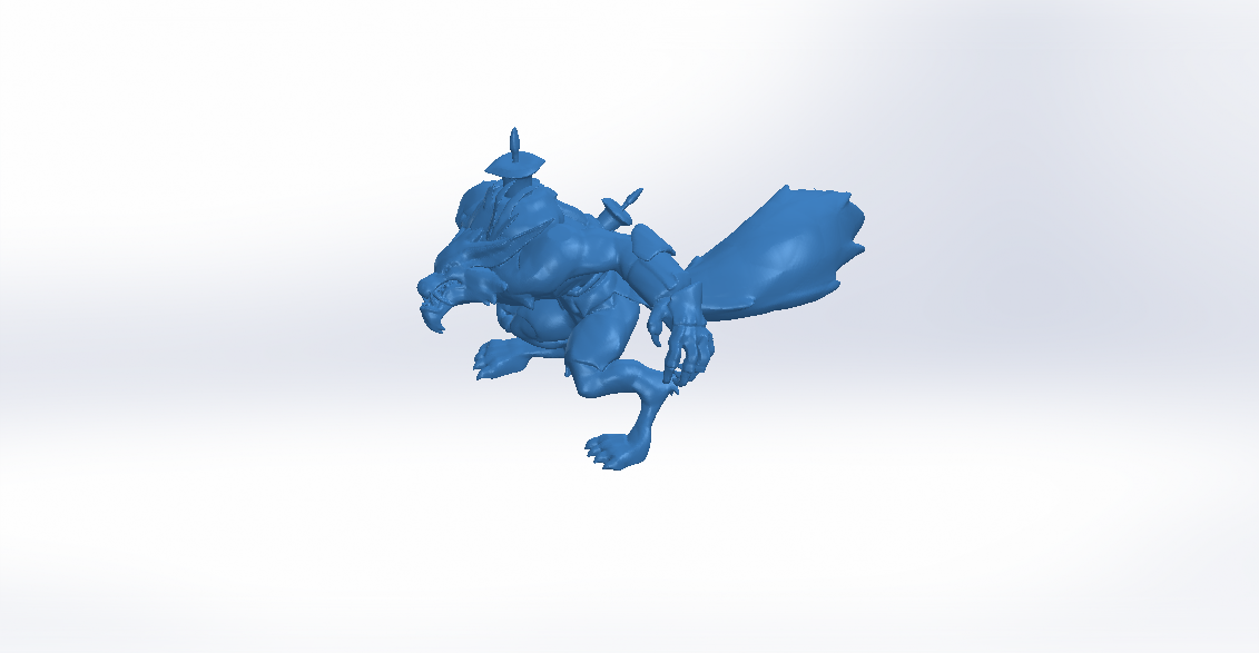 STL file Warwick - League Of Legends・3D printer model to download・Cults