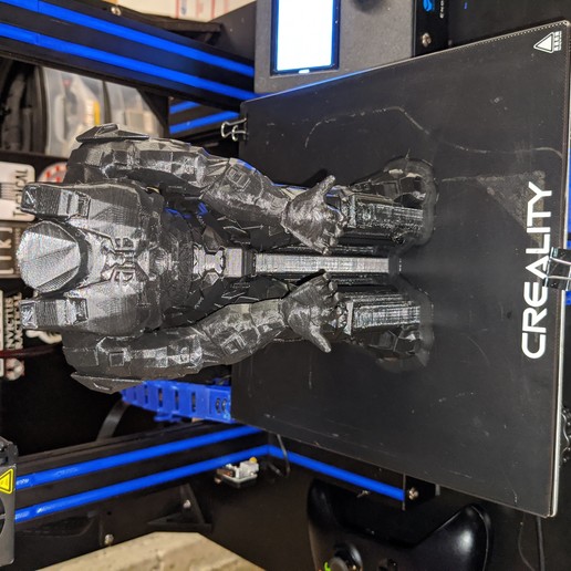 3D printer Master chief holder • made with Ender 3 Pro ・ Cults
