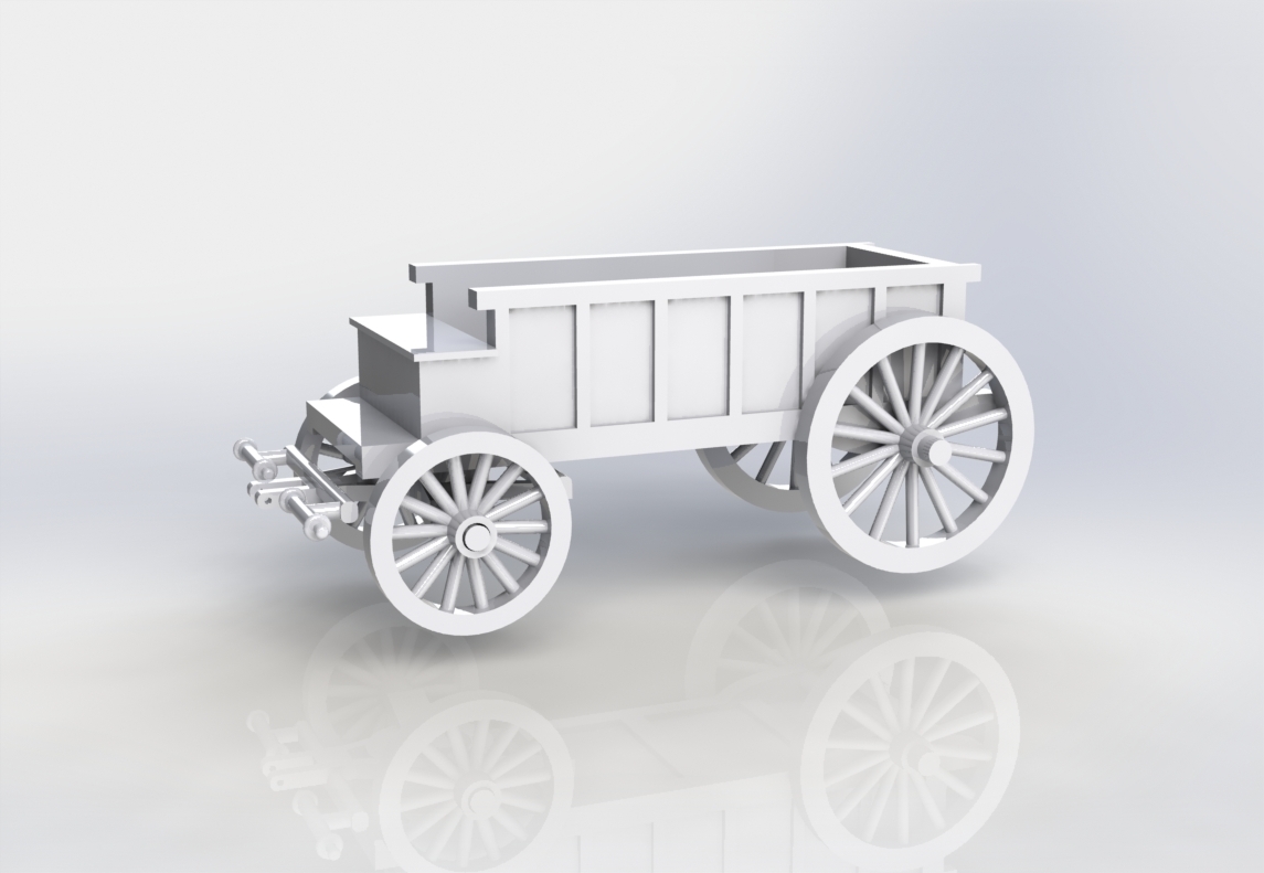 STL file Napoleonic wagon・3D printing template to download・Cults
