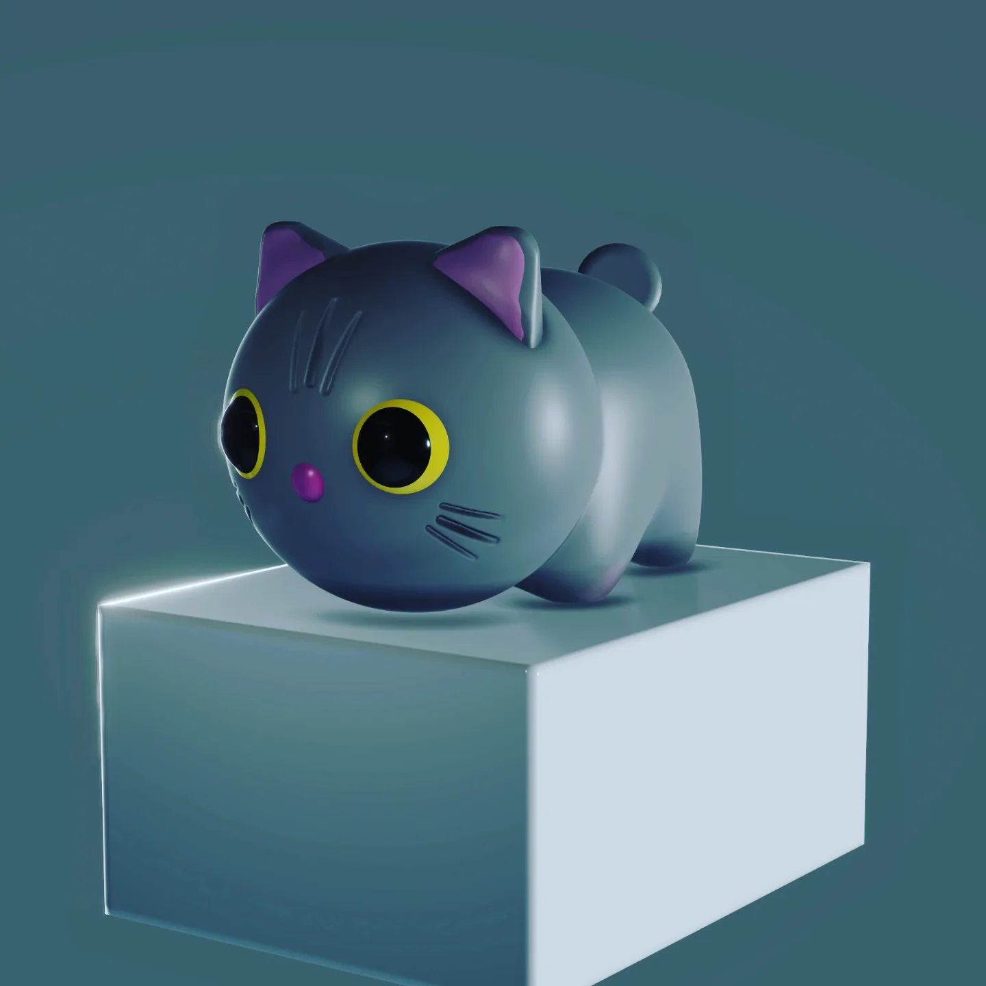 Free STL file SmolCat・3D printer model to download・Cults