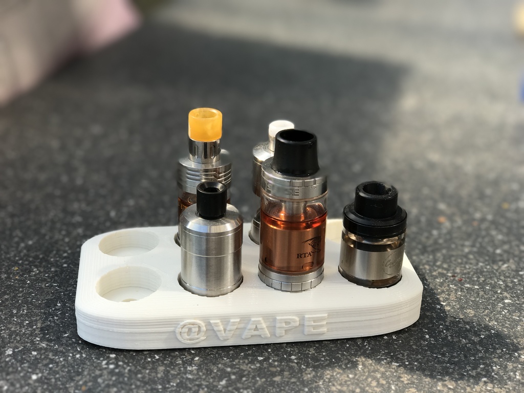 Free 3D file Stand for eight 25mm vape atomizers・Design to download and ...
