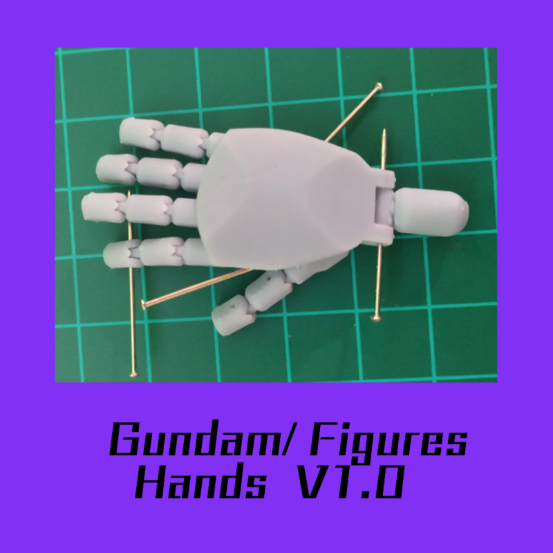 3D file Gundam Hands 🤖・3D printable model to download・Cults