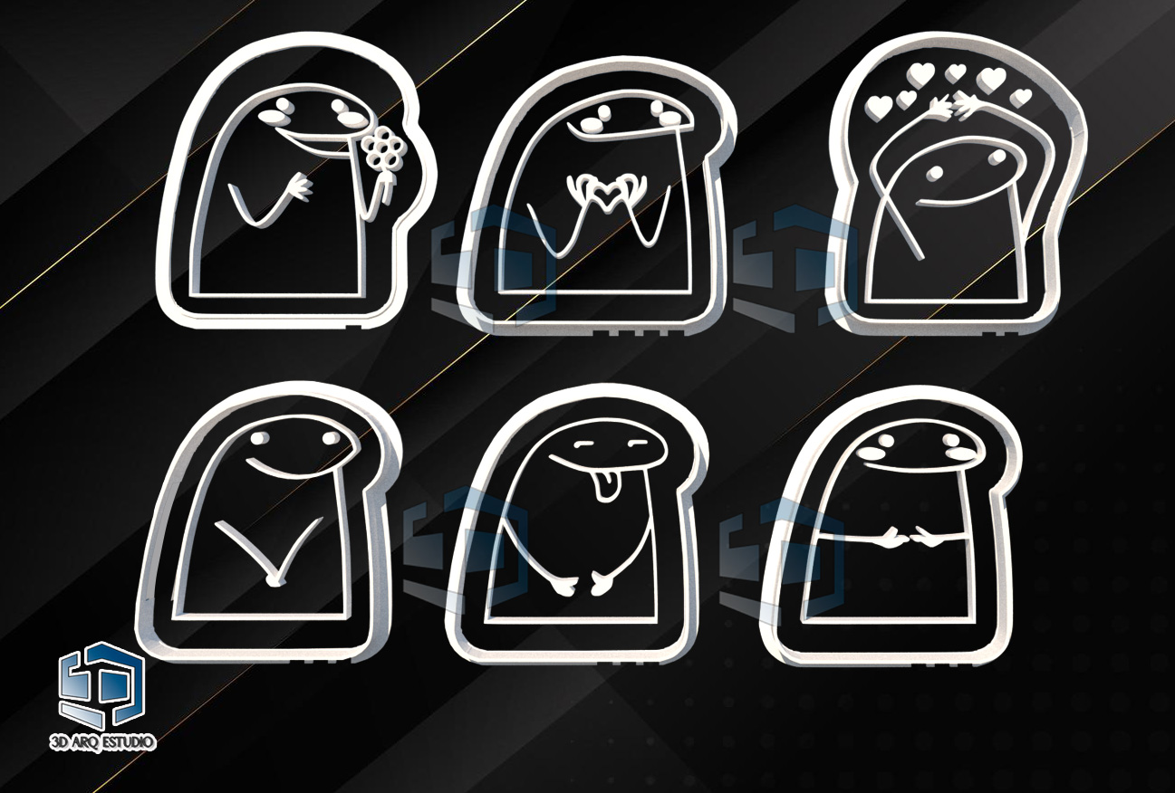 Archivo STL FLORK MEME COOKIE CUTTER - DEFORMITO・Modelo imprimible en ...