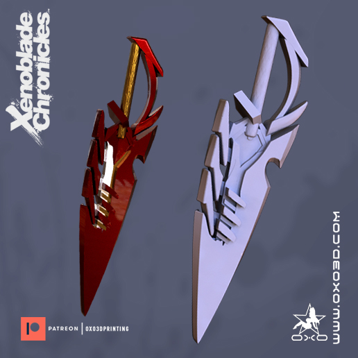 Free 3D file Pyra Xenoblade Weapon Cosplay 🔫・3D printer model to ...