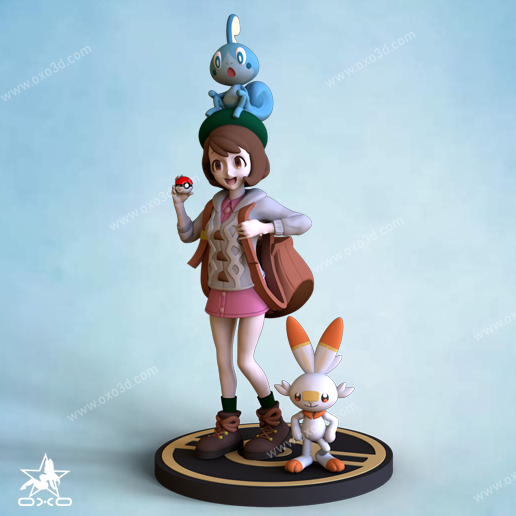 Free STL file Sobble Pokemon 🐉・3D print model to download・Cults