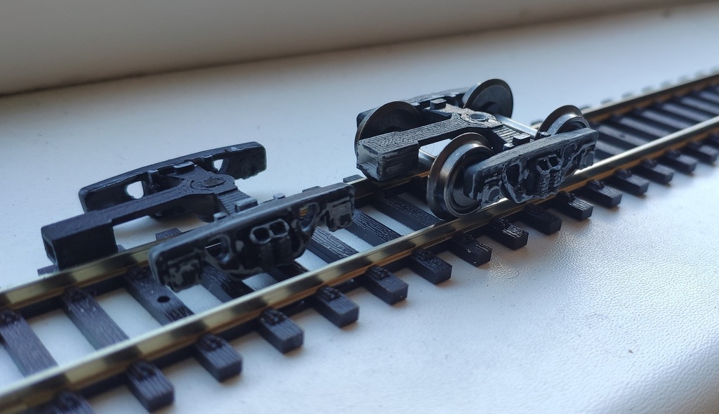 Free STL file Train bogie model 18-100, HO scale 🚆・3D print object to download・Cults