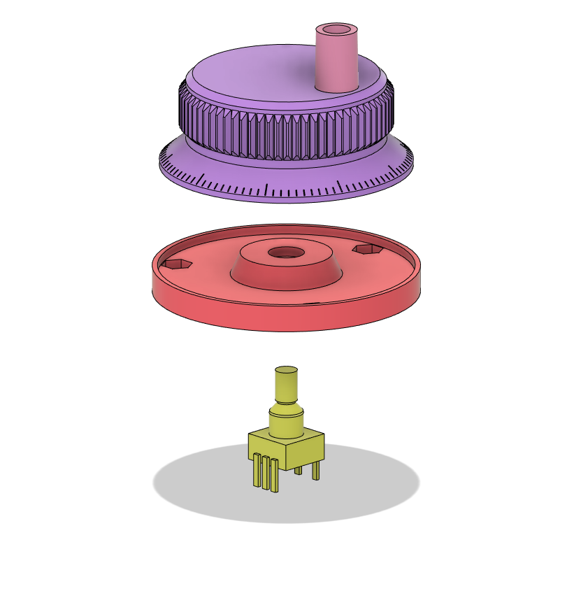 Free STL file 60mm handwheel casing for a cheap encoder 🧑‍🔧・3D printing ...