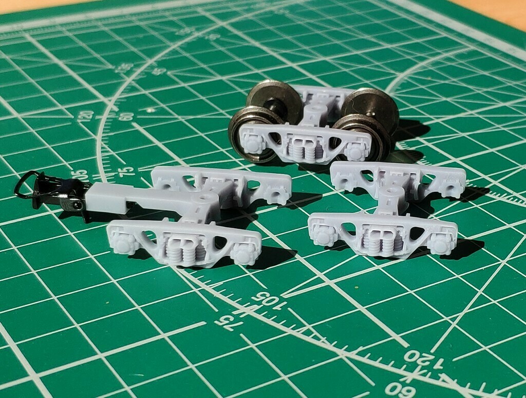 Fichier 3D gratuit Train bogie modèle 18-100, échelle HO, HD (pour résine)・Plan pour impression ...