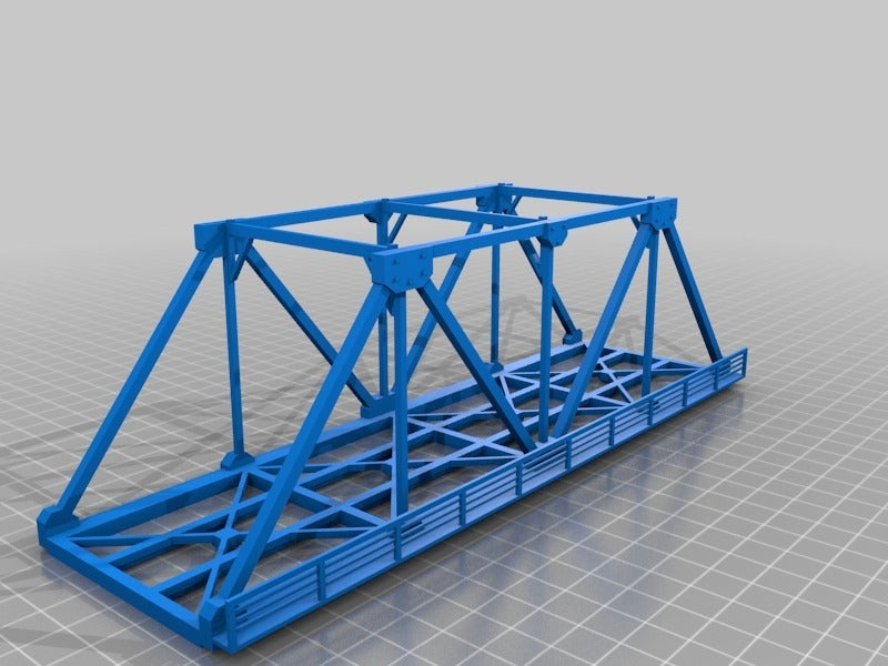 Free STL file HO scale railway bridge 🛤️・3D printing idea to download・Cults