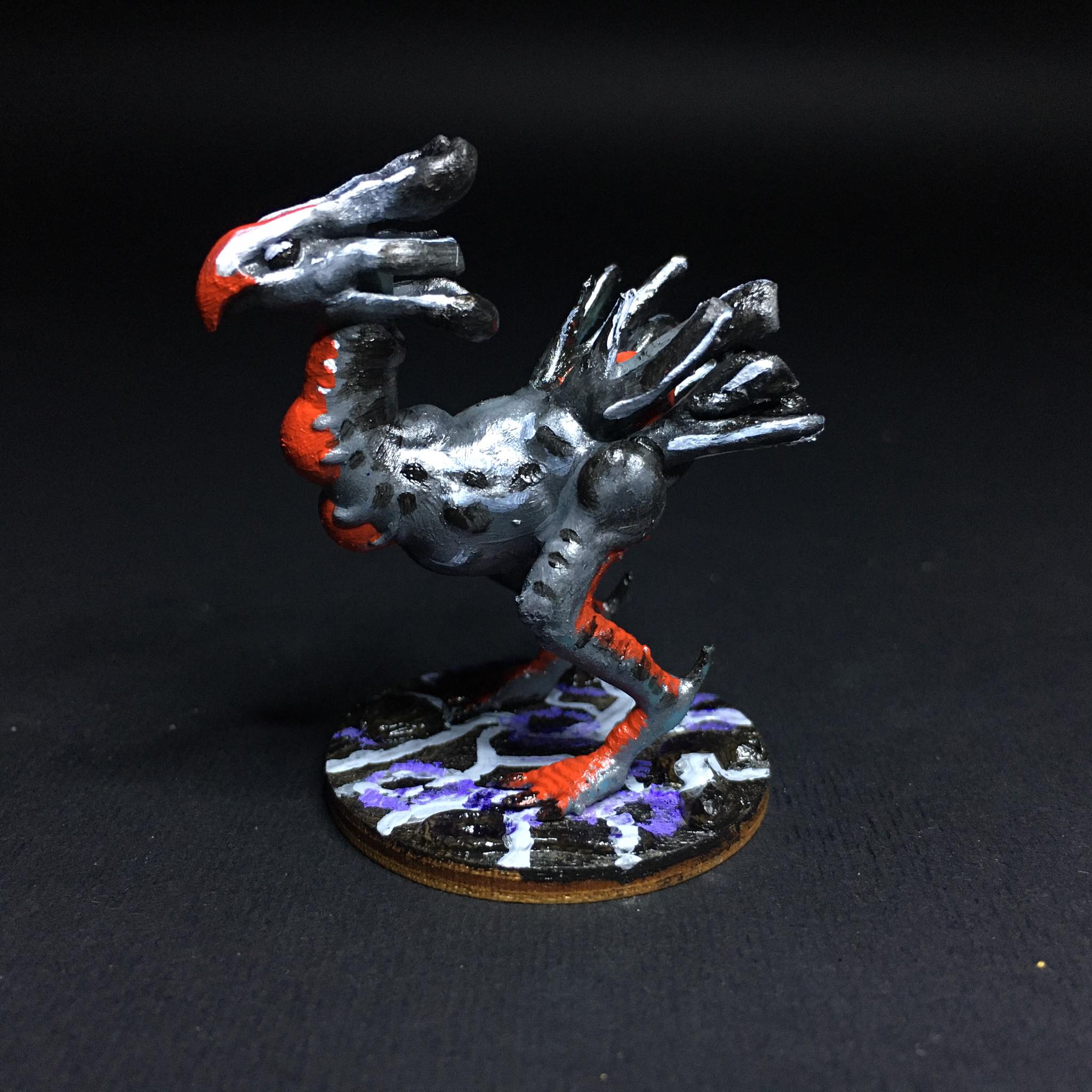 STL file Crimson beak - Bird Familiar for Dnd・Template to download and ...