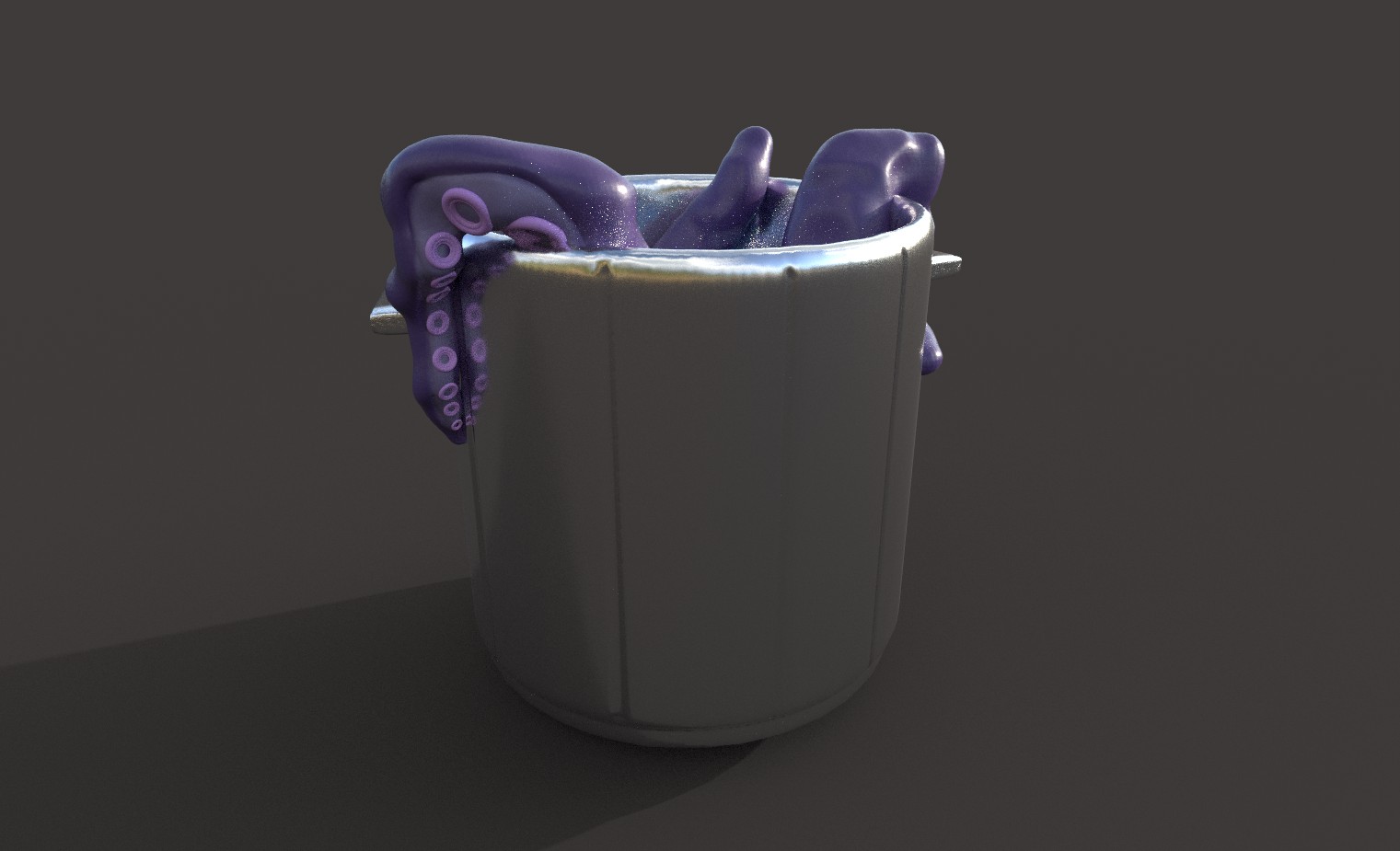 STL file Tentacle Soup Monster・3D print object to download・Cults